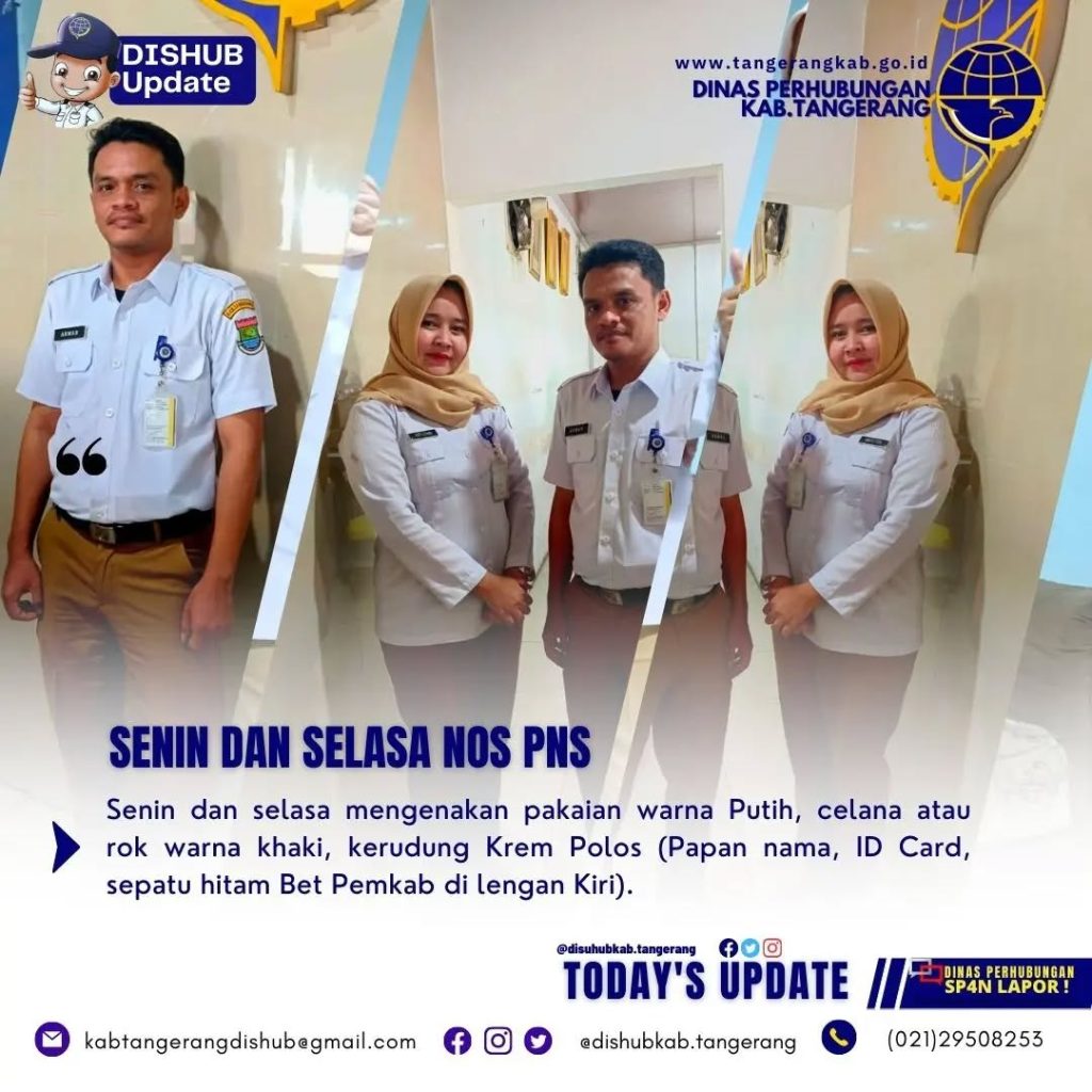 Mengenal Seragam Dishub, Jenis, Ketentuan dan Atribut yang Dipakai